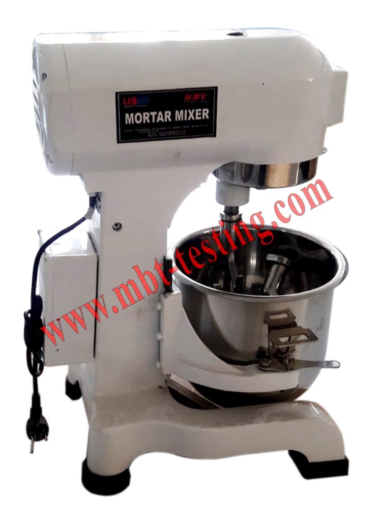 MORTAR MIXER - MBTES Produsen Alat Lab Uji Teknik Sipil, Tanah, Beton ...
